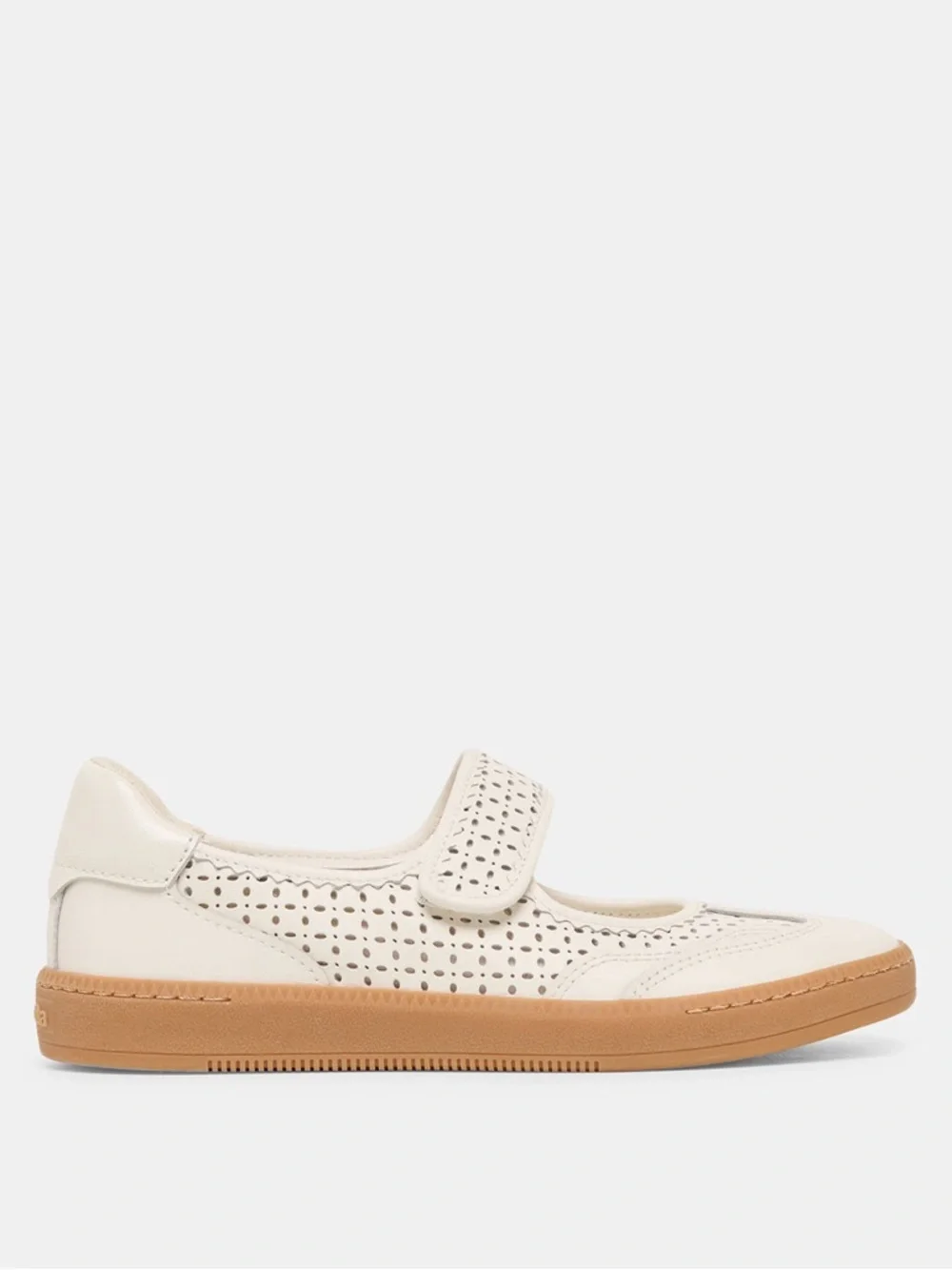 Dolce Vita | Shoes | Nanet White Perforated Mary Jane Leather Sneakers ...